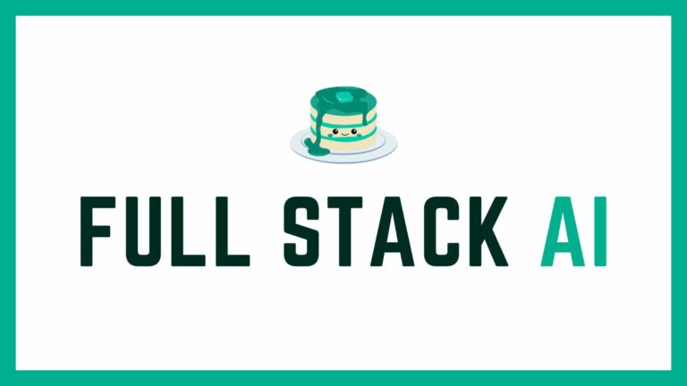 Full Stack AI - Artificial intelligence - Build your AI stack
