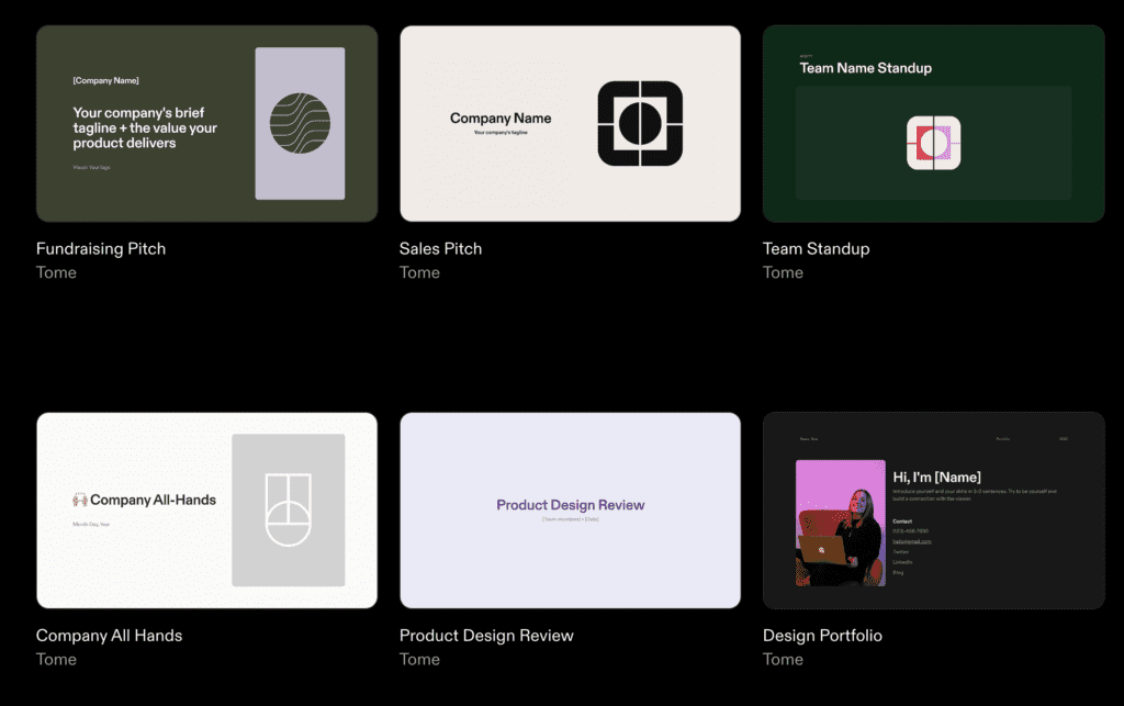Tome’s AI-powered presentation - Full Stack AI