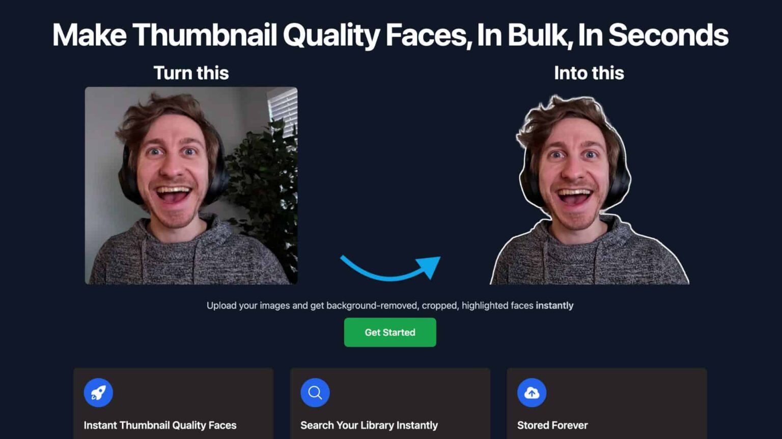 Thumbnail Face AI tool - Full Stack AI