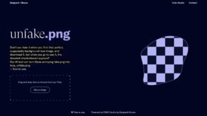 Unfake png AI background removal tool - Full Stack AI