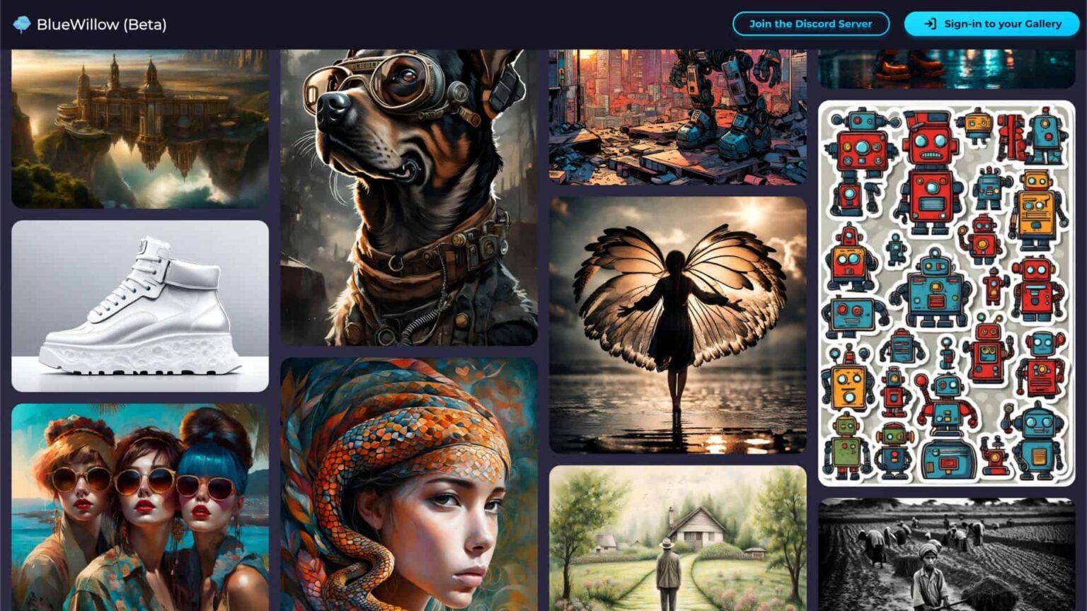 BlueWillow - AI Artwork Generator