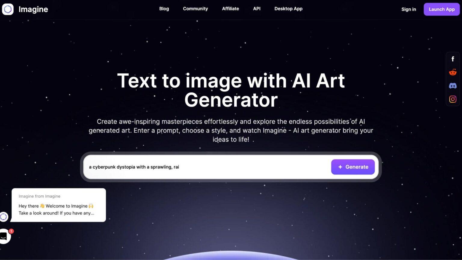 Imagine AI Art Generator - Full Stack AI