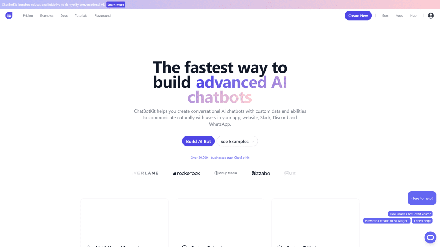 ChatBotKit - Full Stack AI