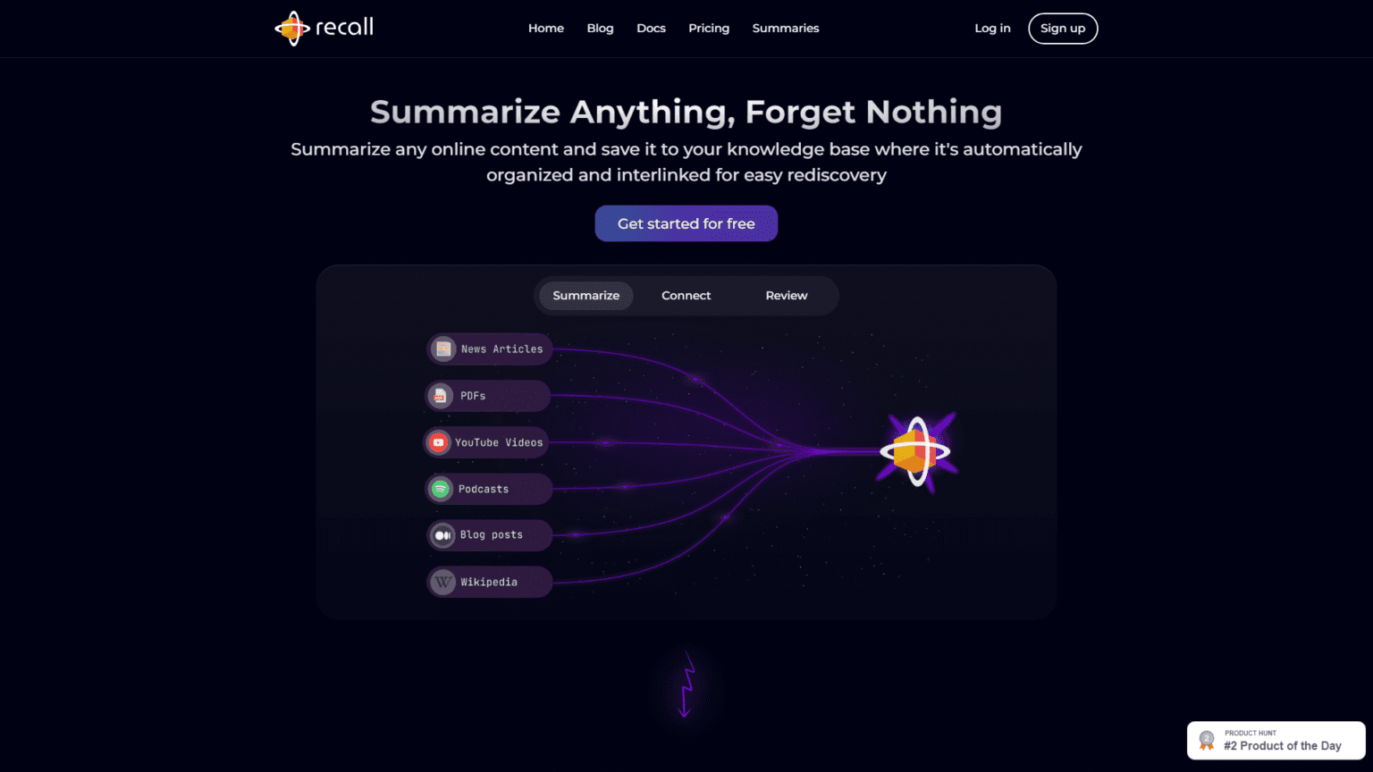 Summarize Anything, Forget Nothing - Recall