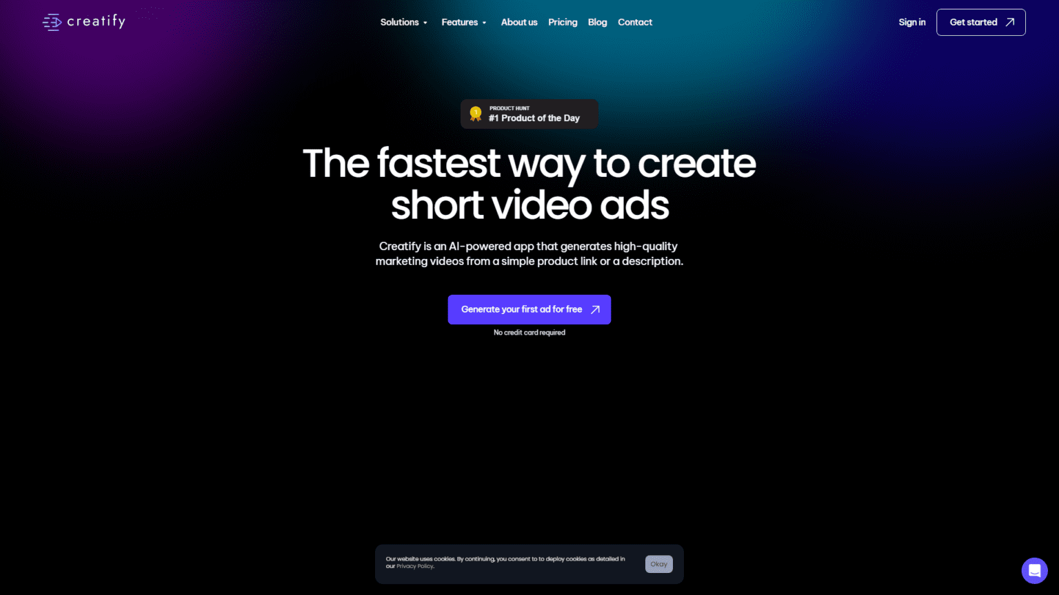 The fastest way to create short video ads - Creatify