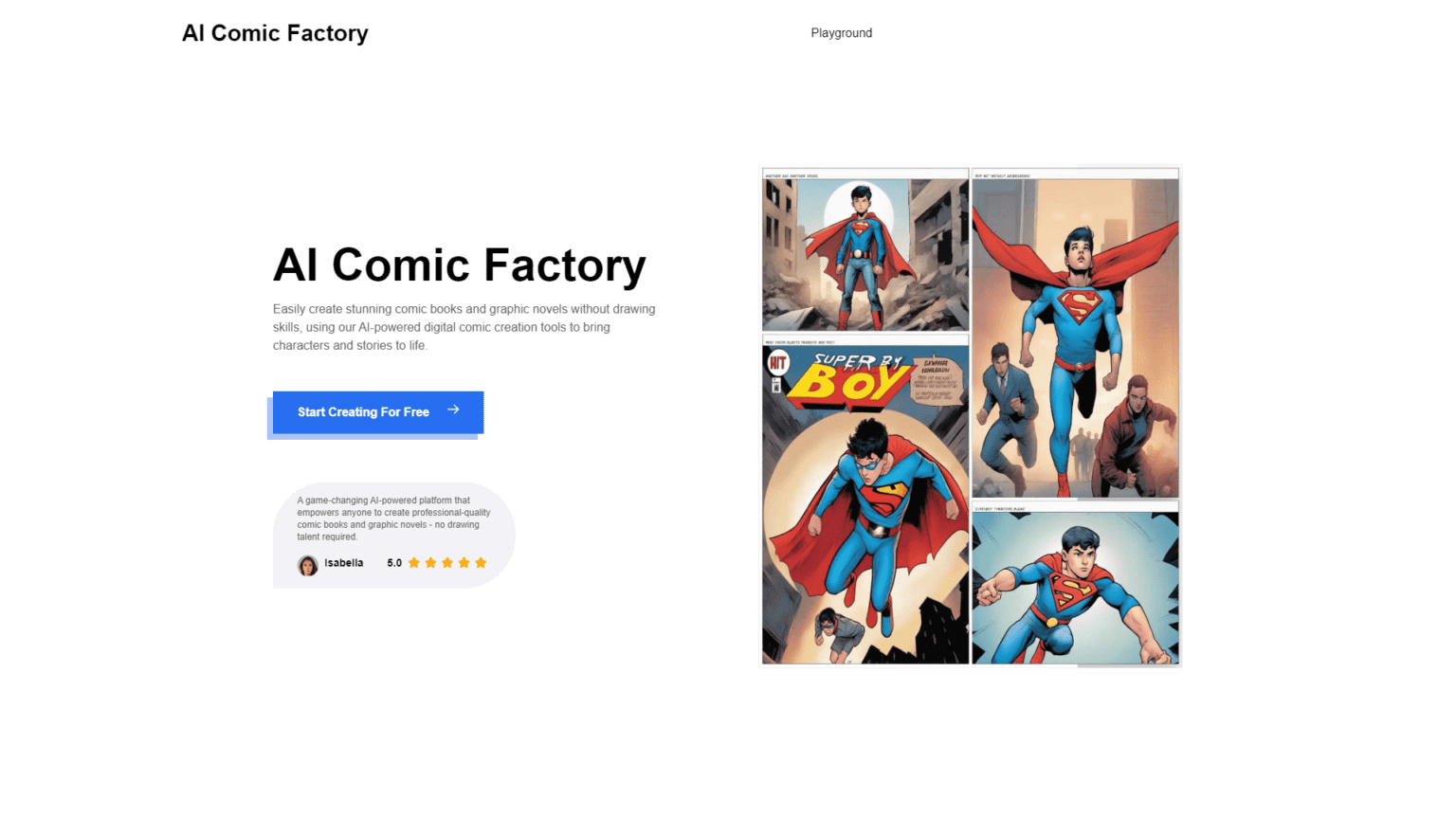 AI Comic Factory - Full Stack AI